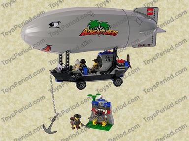 LEGO 5956 Adventurers Expedition Air Balloon Instructions and Parts List