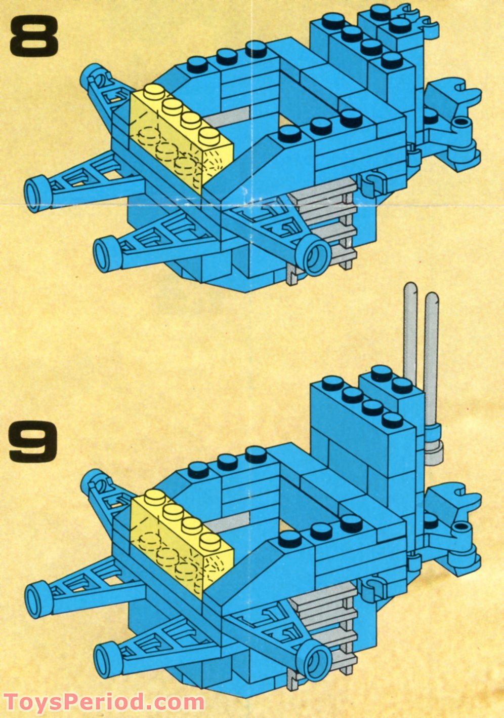 LEGO 6928 Uranium Search Vehicle Instructions and Parts List