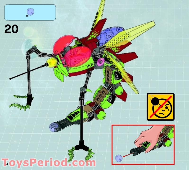 LEGO 70702 Warp Stinger Instructions and Parts List