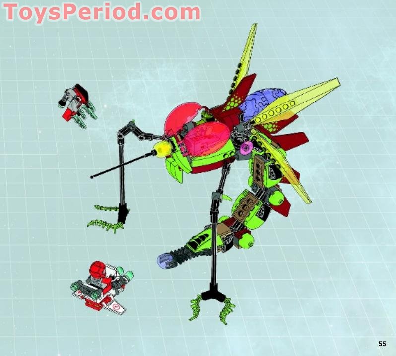 LEGO 70702 Warp Stinger Instructions and Parts List