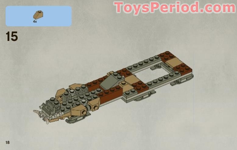 LEGO 7929 The Battle of Naboo Instructions and Parts List
