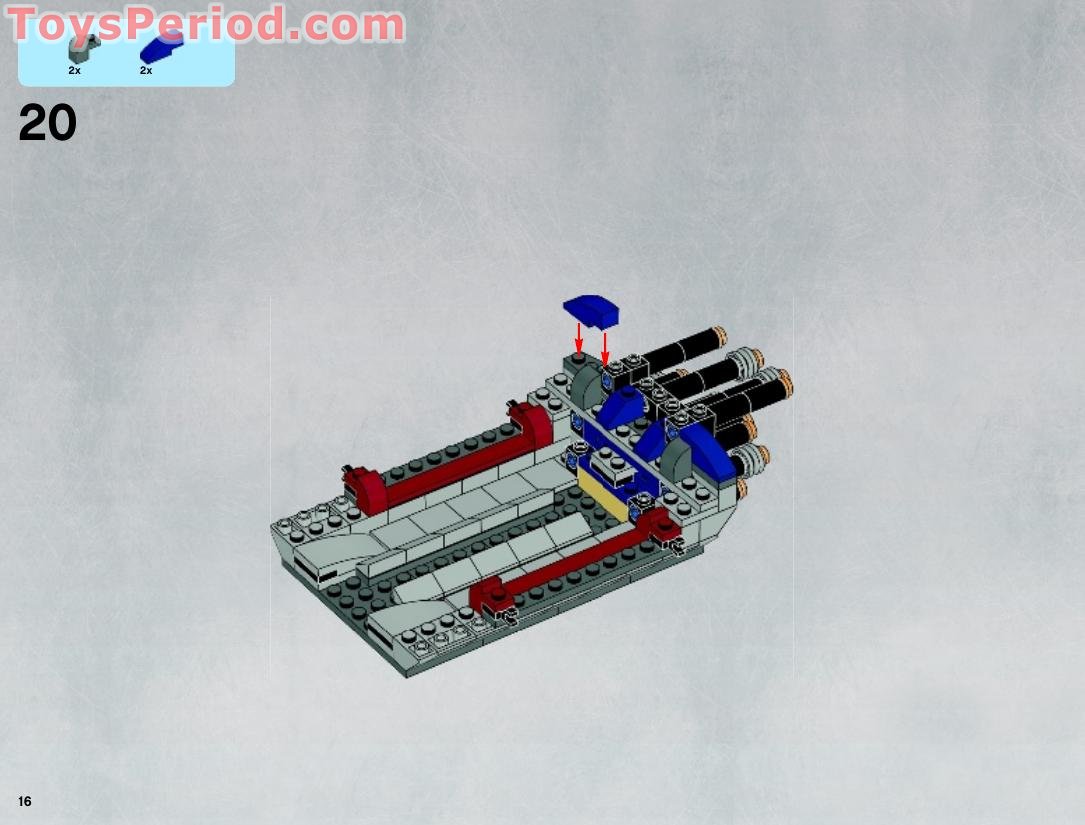 LEGO 9515 The Malevolence Instructions and Parts List