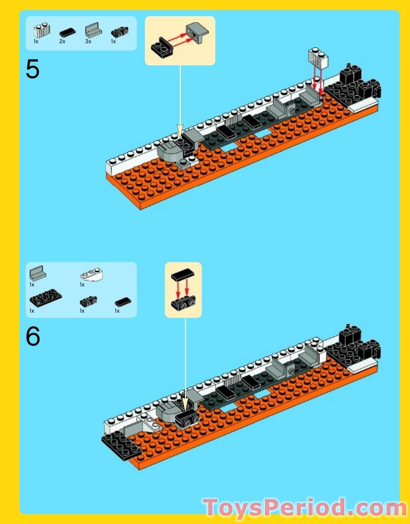 LEGO 10233 Horizon Express Instructions and Parts List