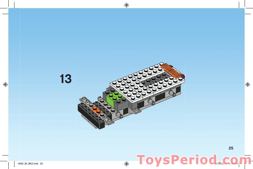 LEGO 4635 Fun with Vehicles Instructions and Parts List