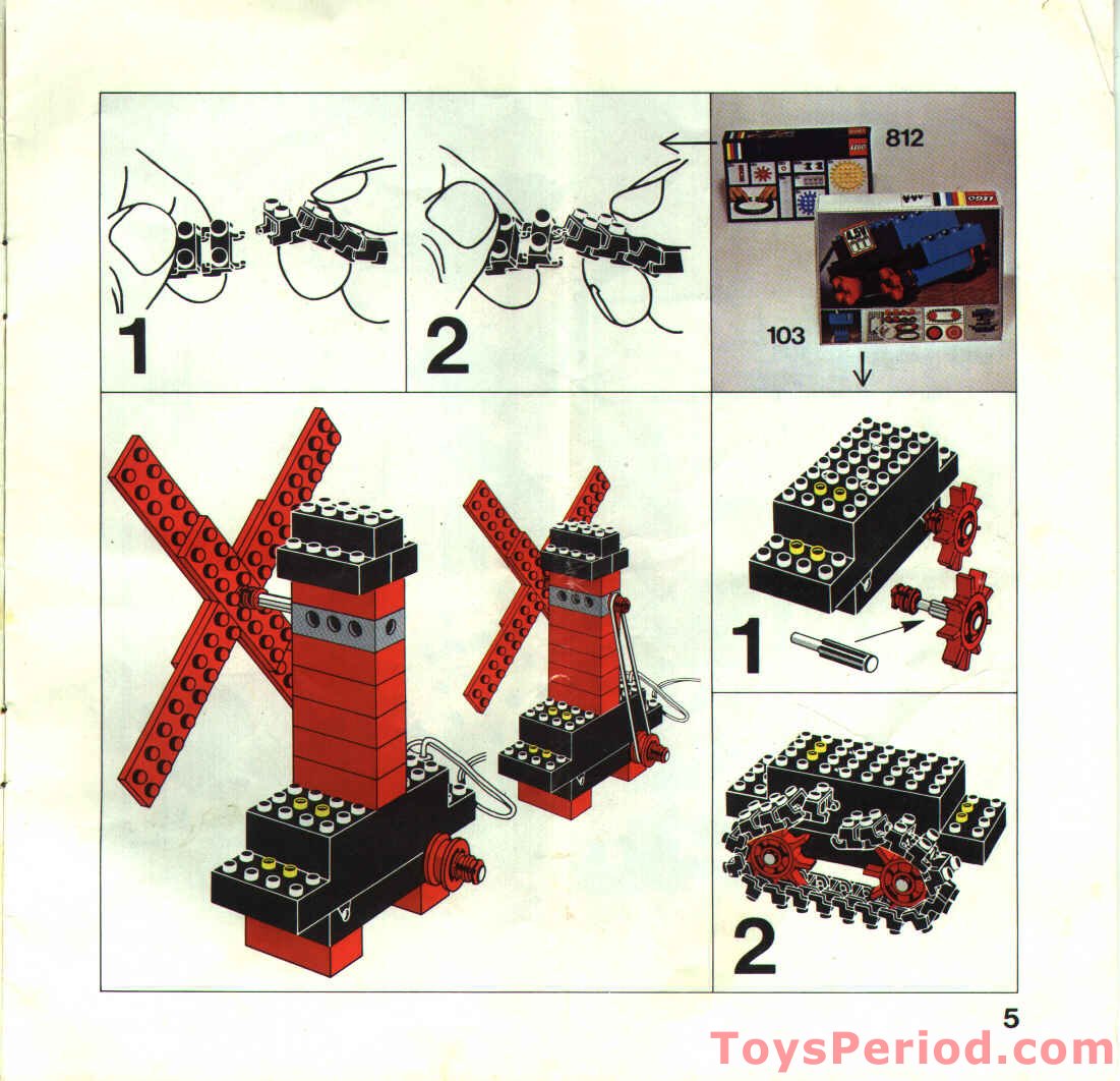LEGO 810-3 Gear Truck Set Instructions and Parts List