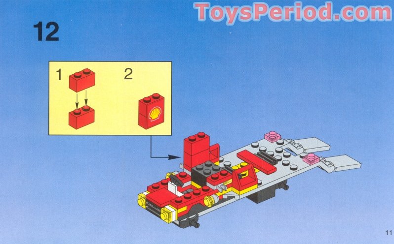LEGO 1253-1 Shell Promotional Set - Service Station Series - Formula ...