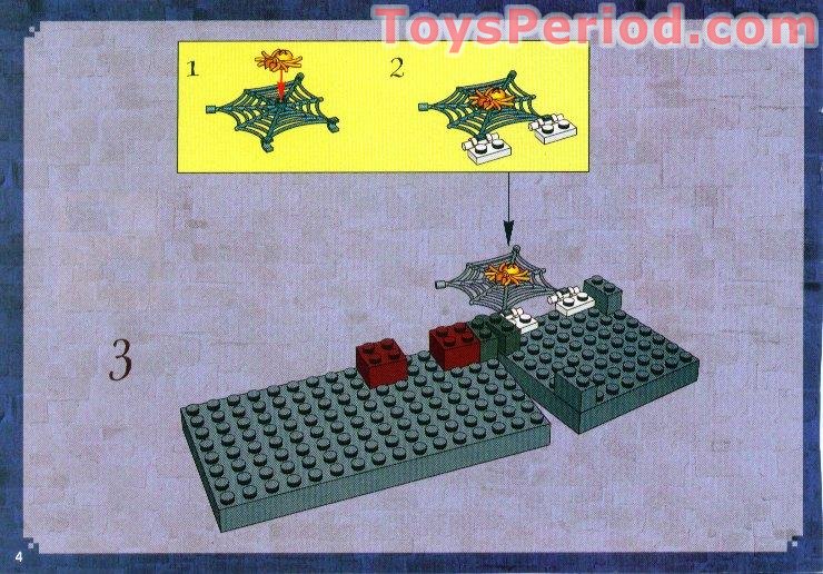 LEGO 4752 Professor Lupin's Classroom Instructions and Parts List