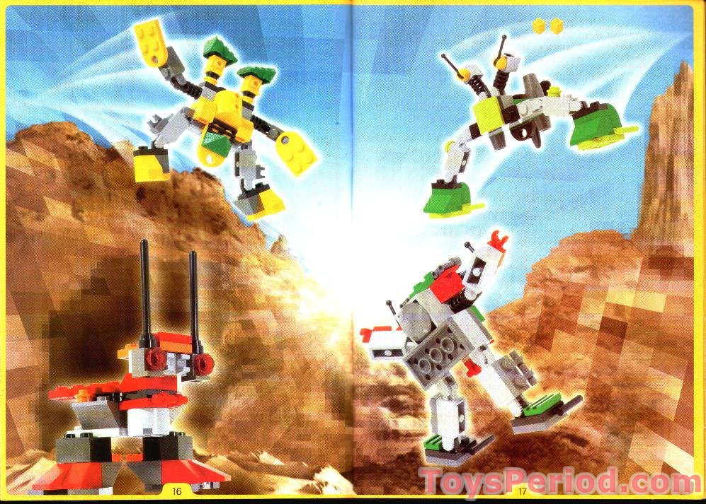 LEGO 4097 Mini Robots Instructions and Parts List