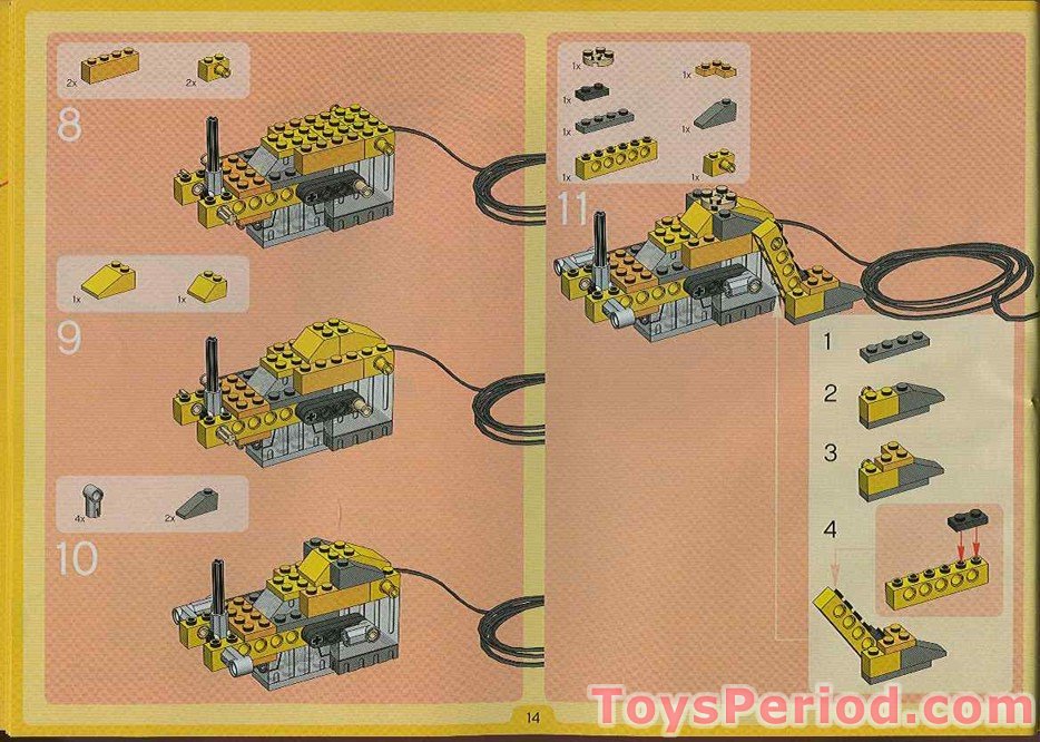 LEGO 4094 Motor Movers Instructions and Parts List