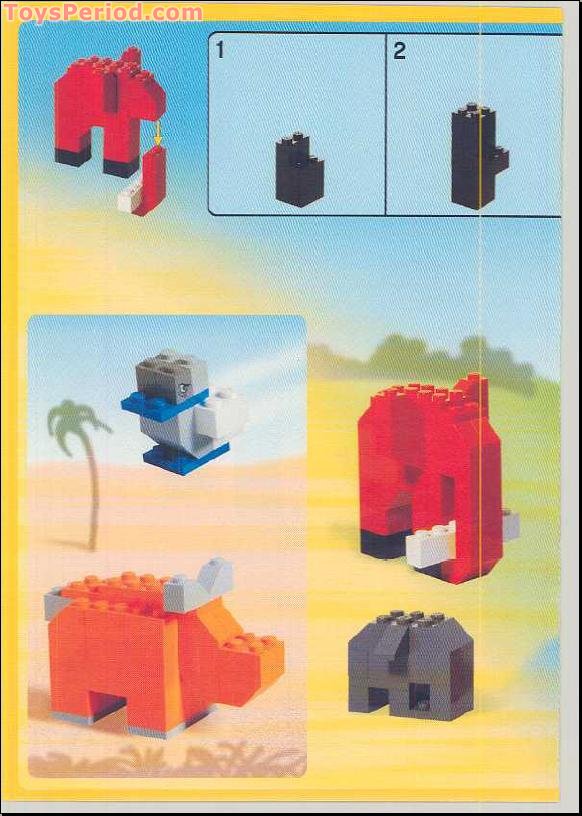LEGO 4278 Blue Tub Instructions and Parts List