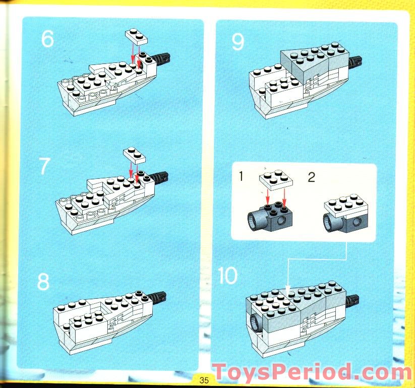 LEGO 4506 Deep Sea Predators Instructions and Parts List