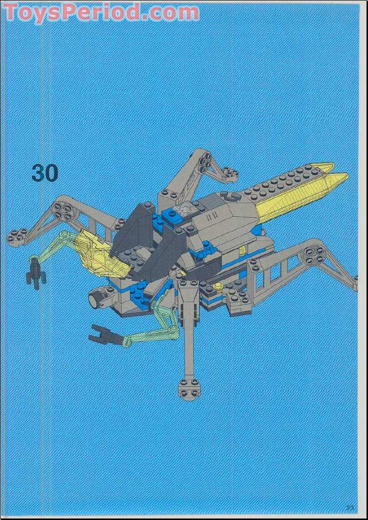LEGO 6977 Arachnoid Star Base Instructions and Parts List