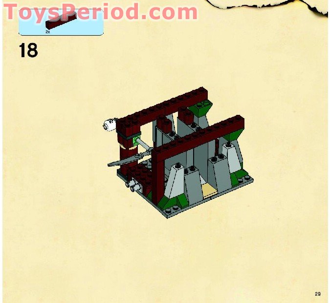 LEGO 6253 Shipwreck Hideout Instructions and Parts List