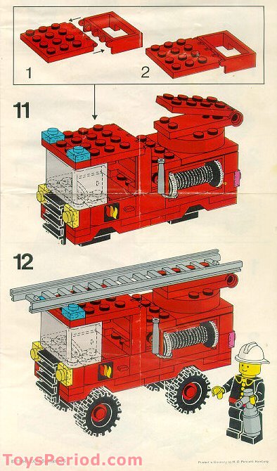 LEGO 6366 Fire and Rescue Squad Instructions and Parts List