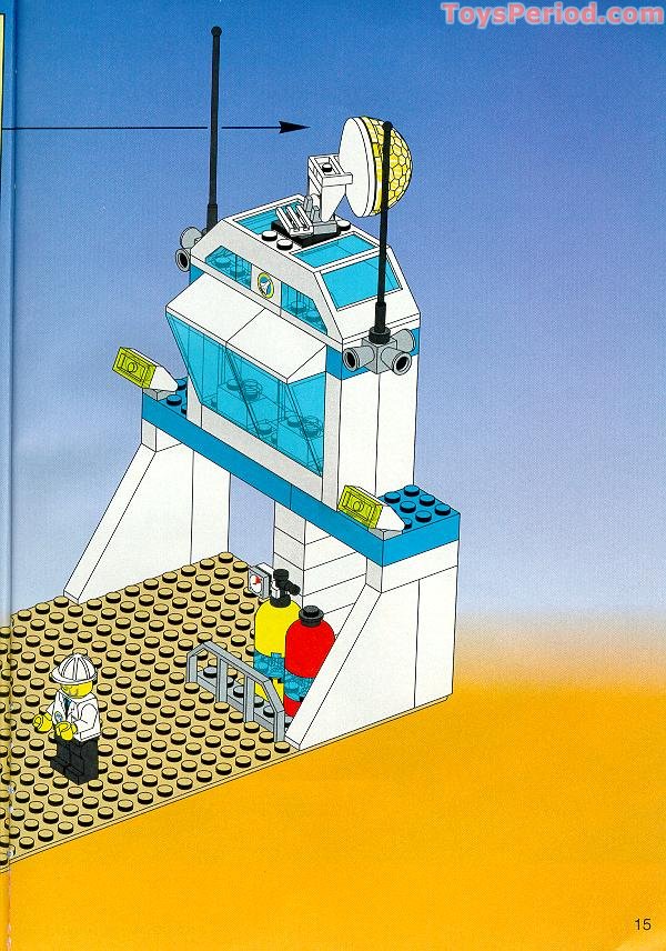 LEGO 6455 Space Simulation Station Instructions and Parts List