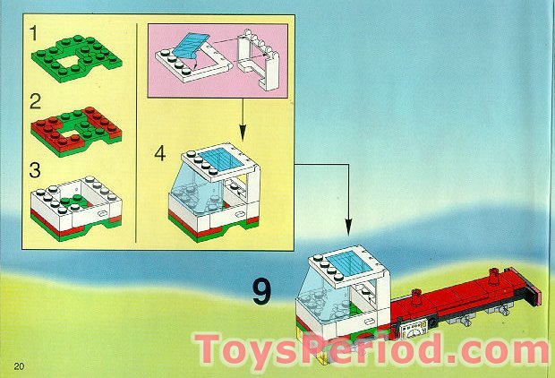 LEGO 6562 Gas Stop Shop Instructions and Parts List