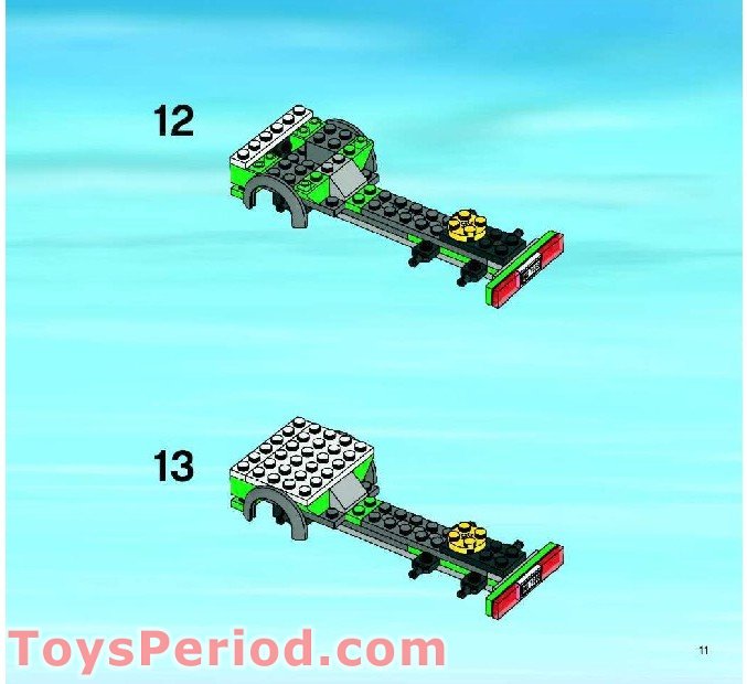 LEGO 7633 Construction Site Instructions and Parts List