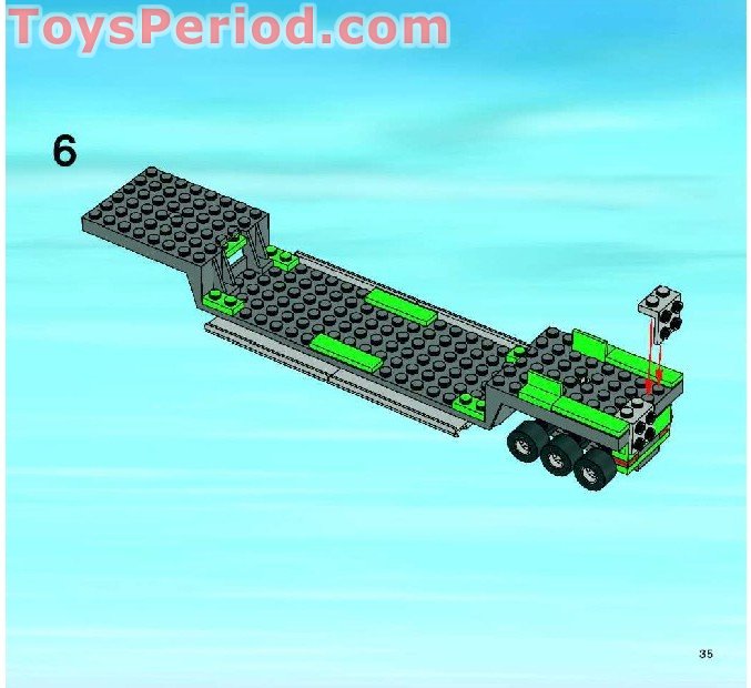 LEGO 7633 Construction Site Instructions and Parts List