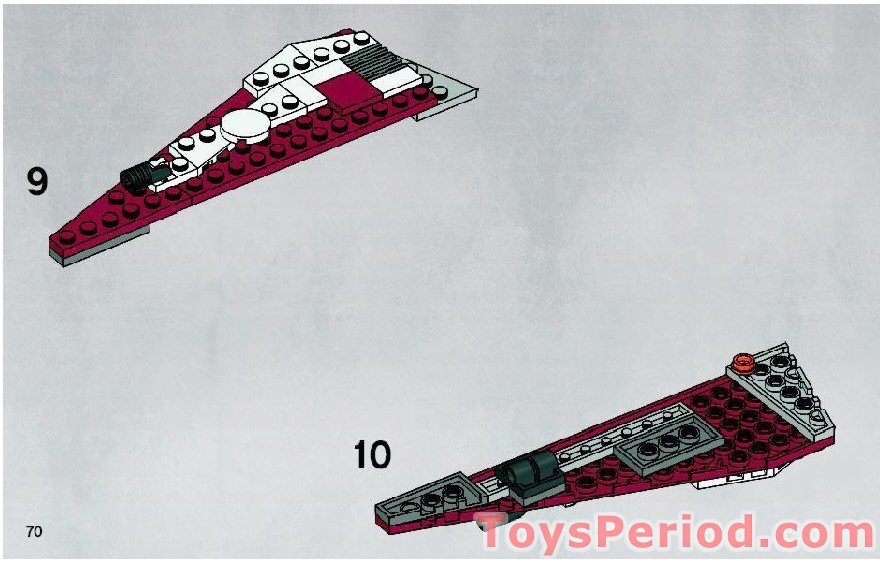 LEGO 7751 Ahsoka's Starfighter and Vulture Droid Instructions and Parts ...