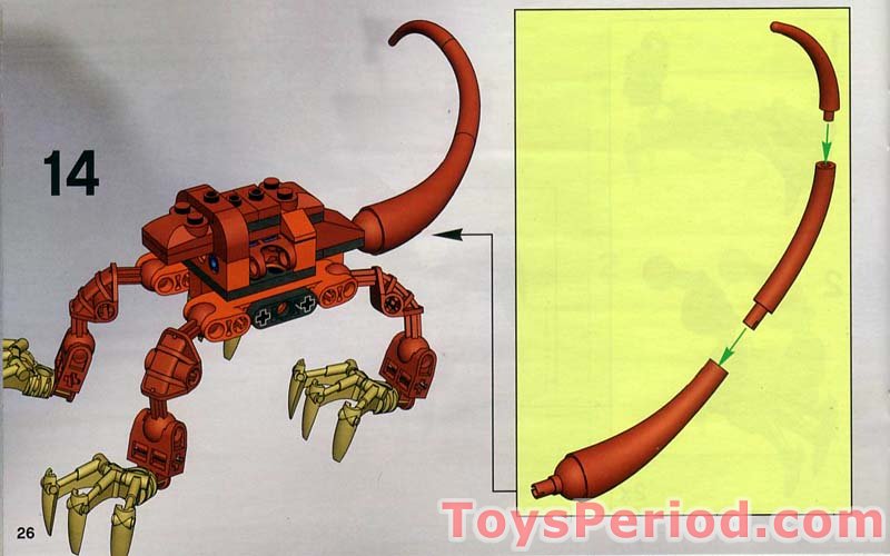 LEGO 7017 Viking Catapult Versus Nidhogg Dragon Instructions and Parts List