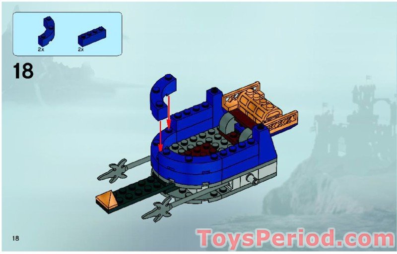 LEGO 7078 King's Battle Chariot Instructions and Parts List