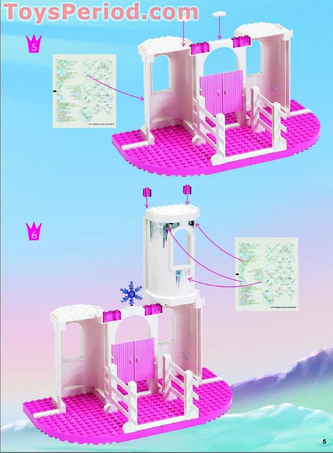 LEGO 7581 Winter Royal Stables Instructions and Parts List