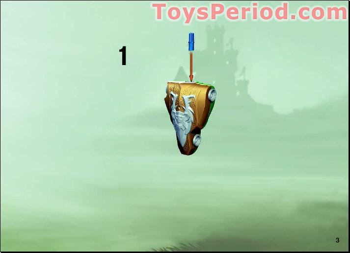 LEGO 8793 Sir Rascus Instructions and Parts List