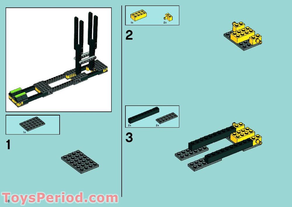 LEGO 8108 Mobile Devastator Instructions and Parts List