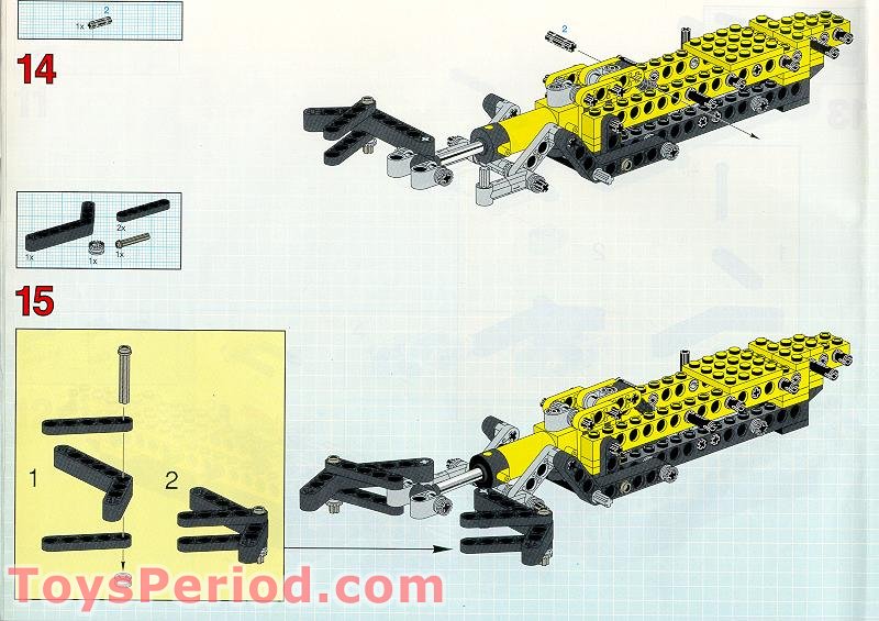 LEGO 8250 Search Sub Instructions and Parts List