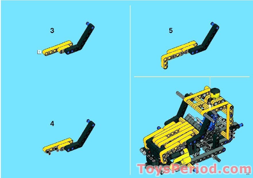 LEGO 8264 Hauler Instructions and Parts List
