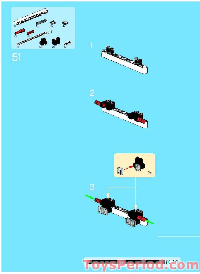LEGO 8284-2 Tractor / Dune Buggy Set Parts Inventory and Instructions ...