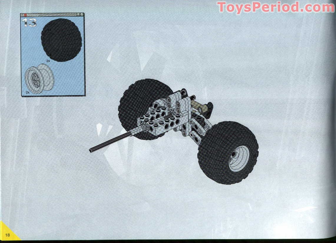 LEGO 8465 Extreme Off-Roader Instructions and Parts List