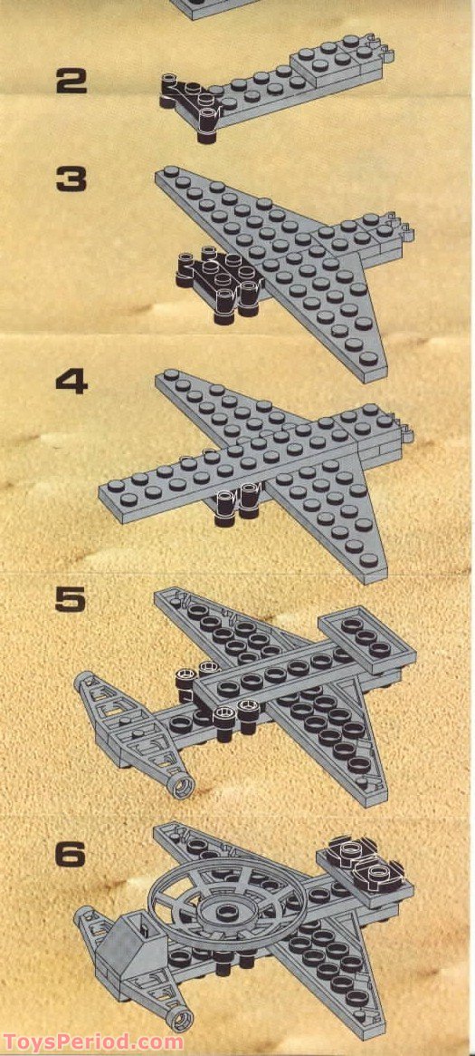LEGO 6848-2 Interplanetary Shuttle Instructions and Parts List