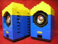 Audio - BrickSpeak LEGO Brick Speakers Audiophile Sound Art One Pair