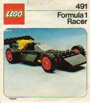 LEGO 491-1 Formula 1 Racer Instructions and Parts List