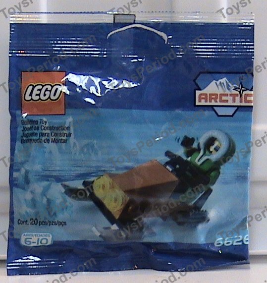 LEGO 6626-2 Snowmobile Instructions and Parts List