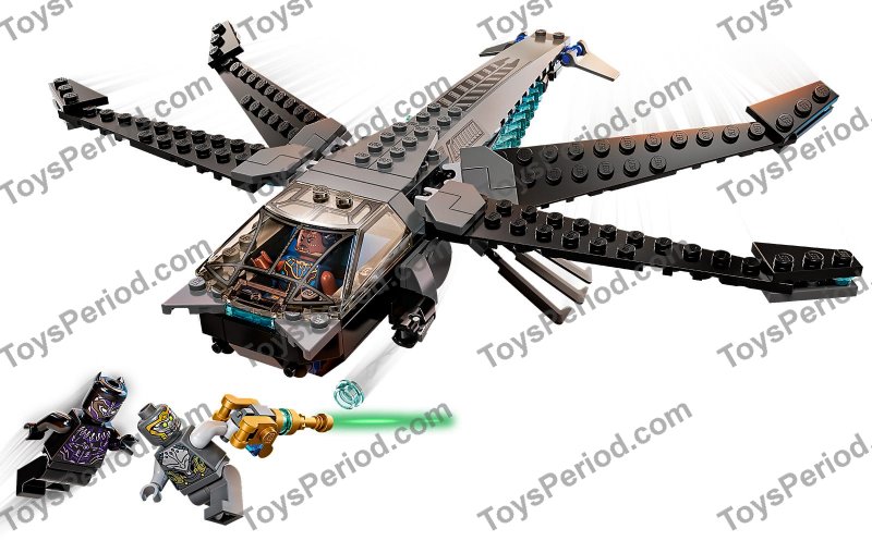 LEGO 76186 Black Panther Dragon Flyer Set Parts List