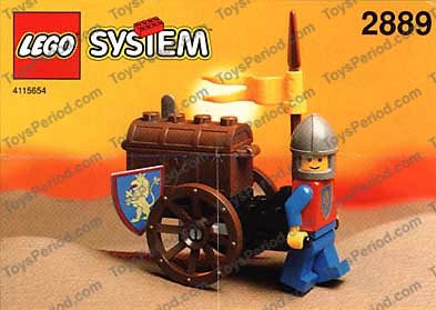 LEGO 2889 Kabaya Promotional Set, Crusader's Cart Parts List