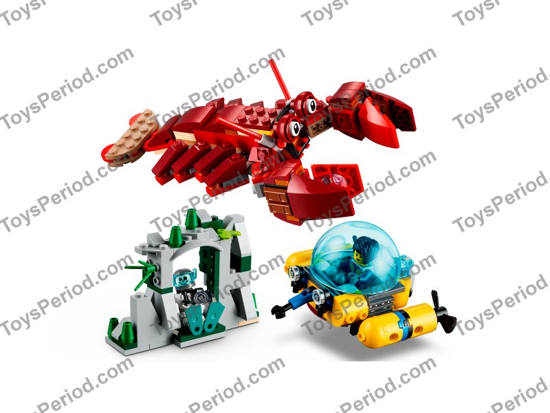 LEGO 31130 Sunken Treasure Mission Set Parts List