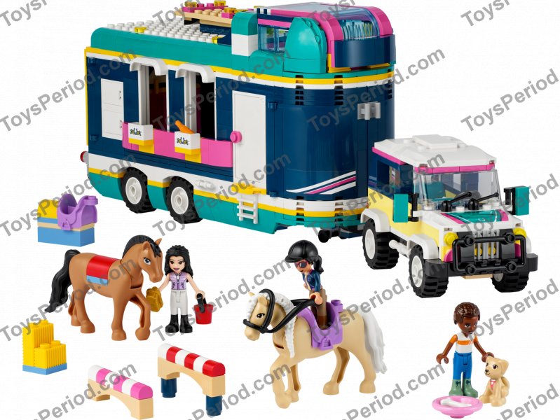 LEGO 41722 Horse Show Trailer Set Parts List