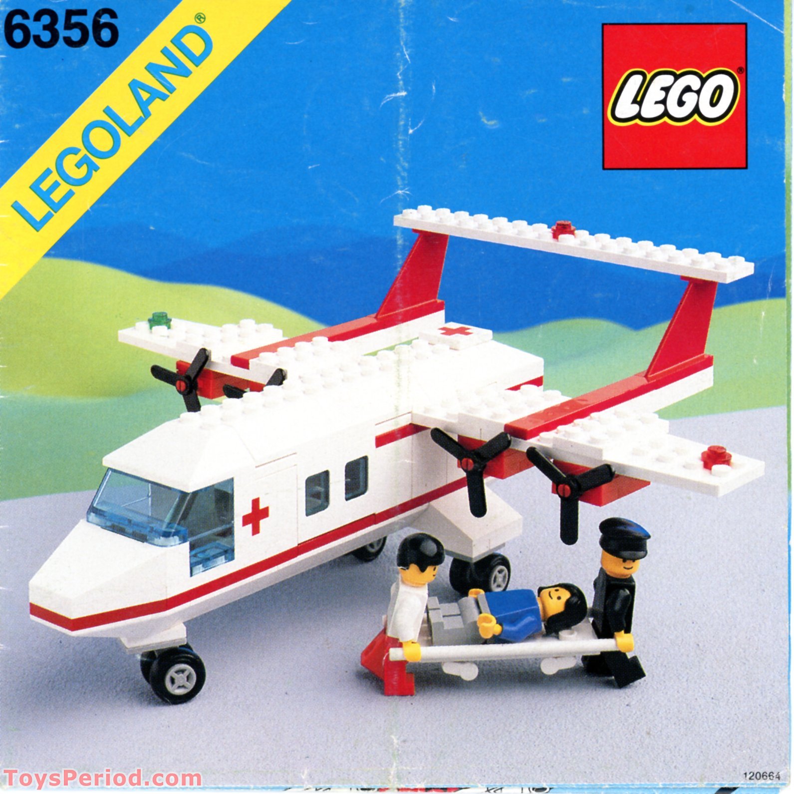 LEGO 6356 Med-Star Rescue Plane Instructions and Parts List