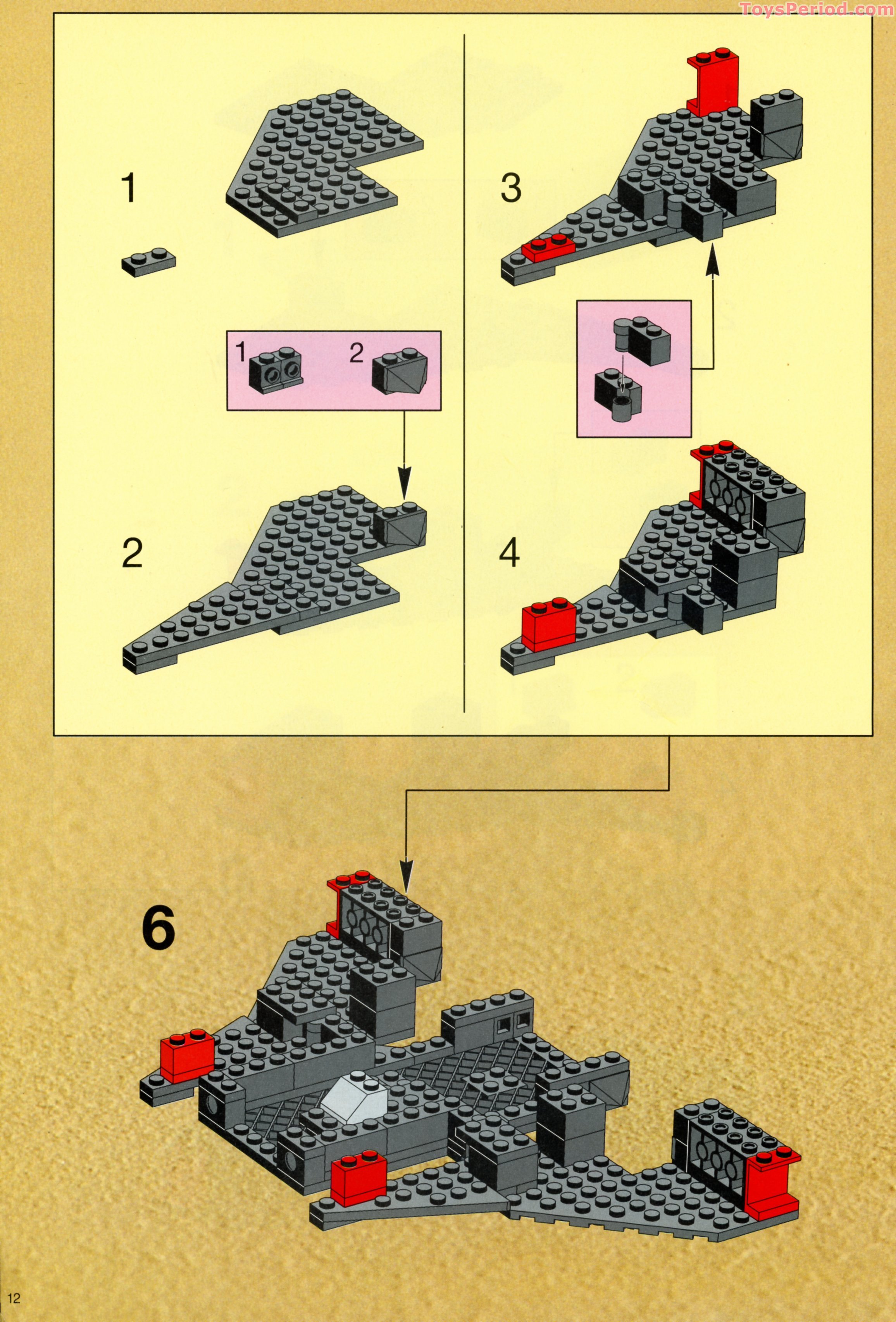 LEGO 6984 Galactic Mediator Instructions and Parts List
