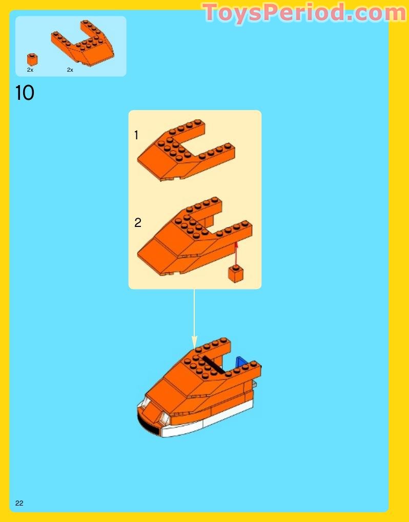 LEGO 10233 Horizon Express Instructions and Parts List