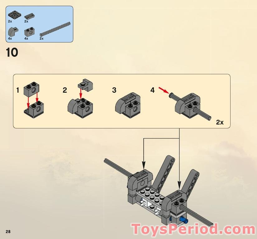 LEGO 2506 Skull Truck Instructions and Parts List