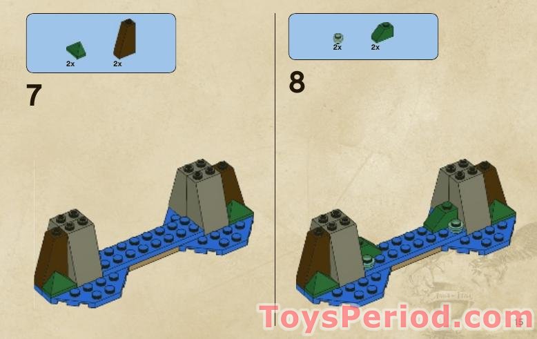 LEGO 4192 Fountain of Youth Instructions and Parts List