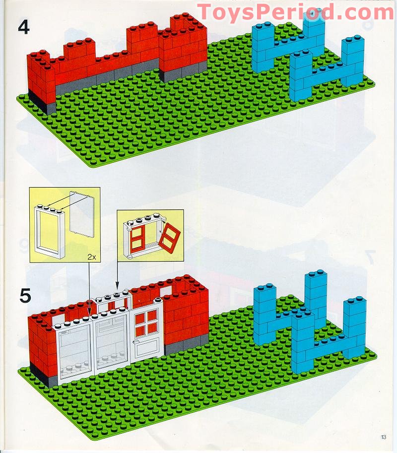 LEGO 565-2 Build-N-Store Chest, 5 Plus Instructions and Parts List
