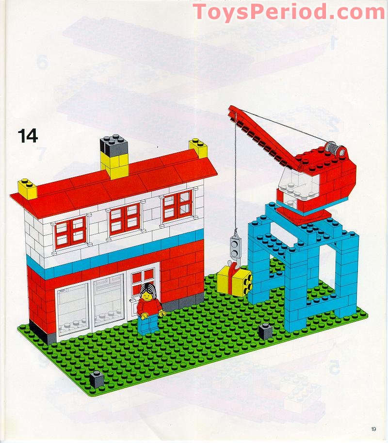 LEGO 565-2 Build-N-Store Chest, 5 Plus Instructions and Parts List