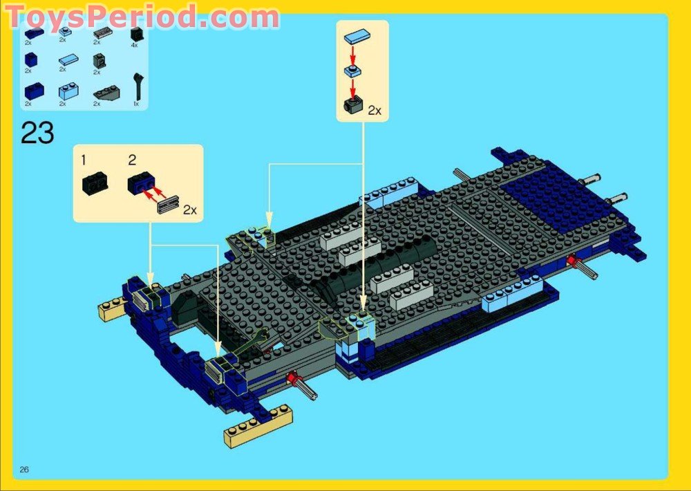 LEGO 10187 Volkswagen Beetle (VW Beetle) Instructions and Parts List