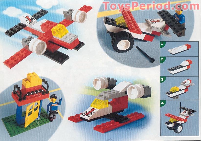 LEGO 4173 Max's Pitstop Instructions and Parts List