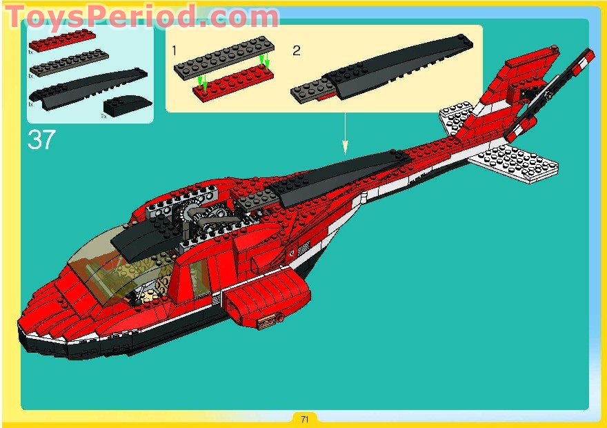 LEGO 4403 Air Blazers Instructions and Parts List